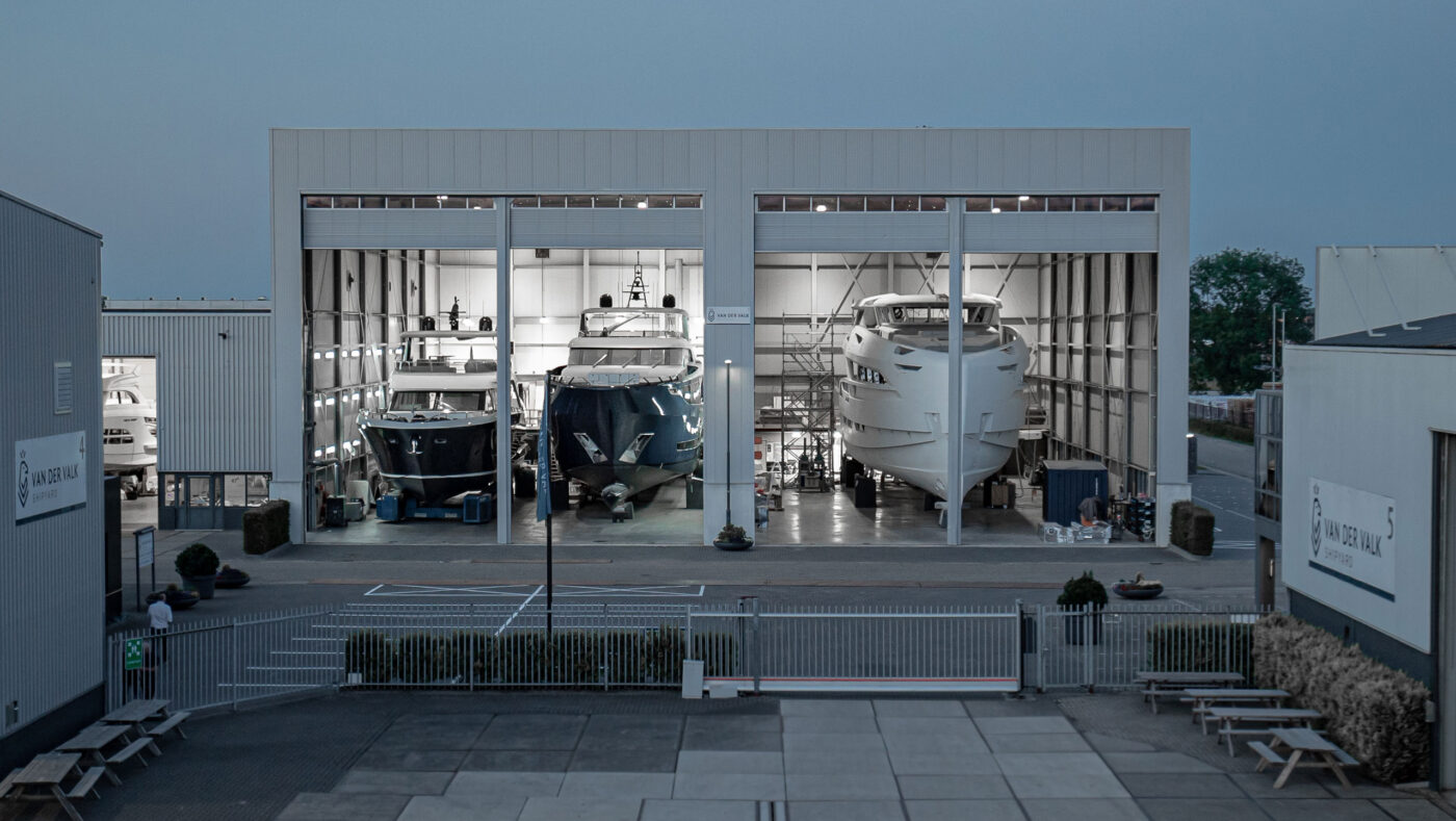 Giant new build hall boosting client options | Van der Valk Shipyard